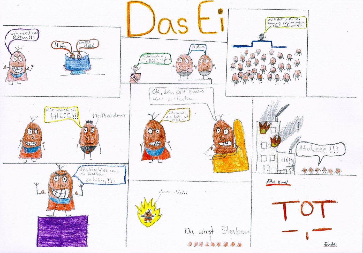 Comics Im Kunstunterricht » Fritz-Karsen-Schule